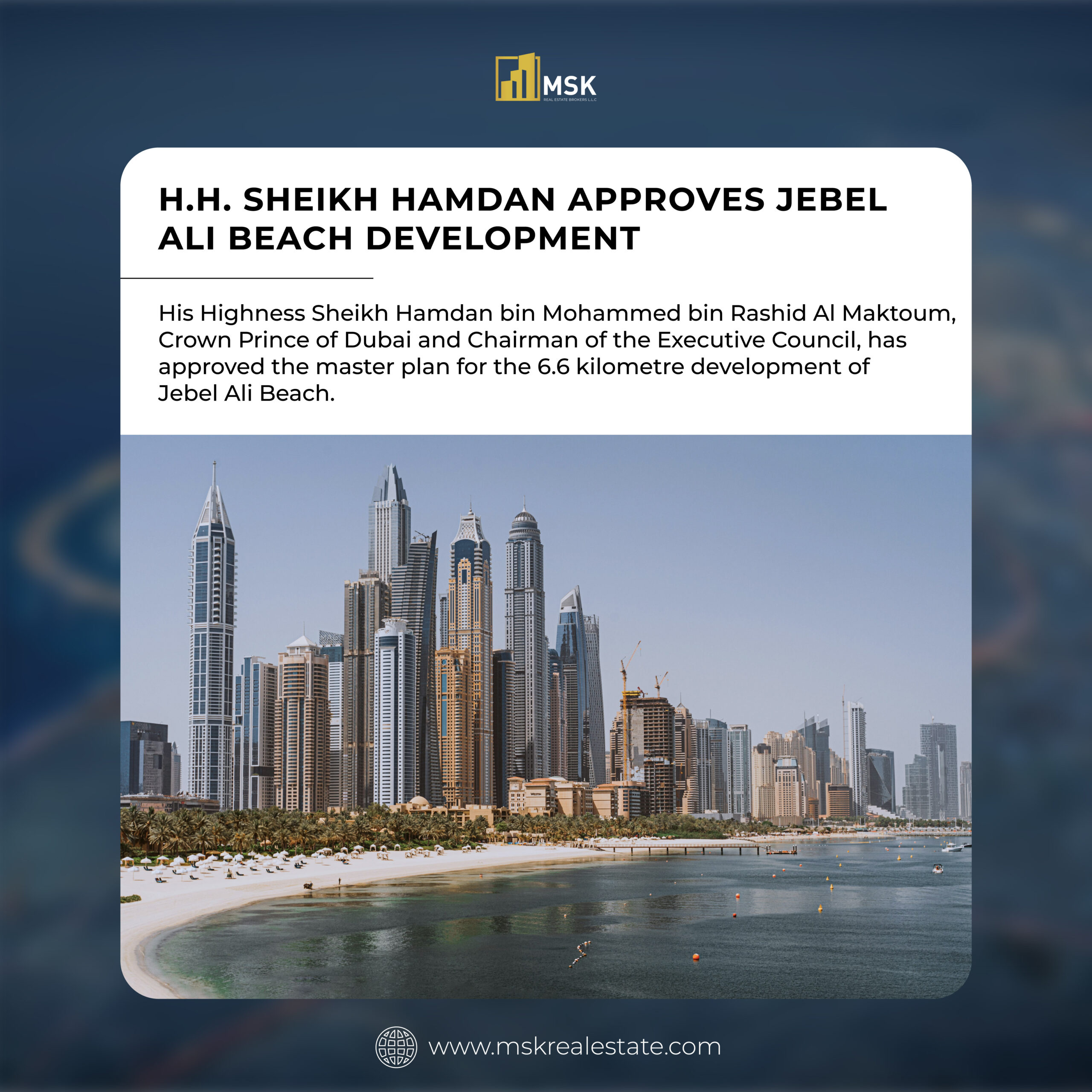 Discover the Future of Leisure: Jebel Ali Beach Development Project ...
